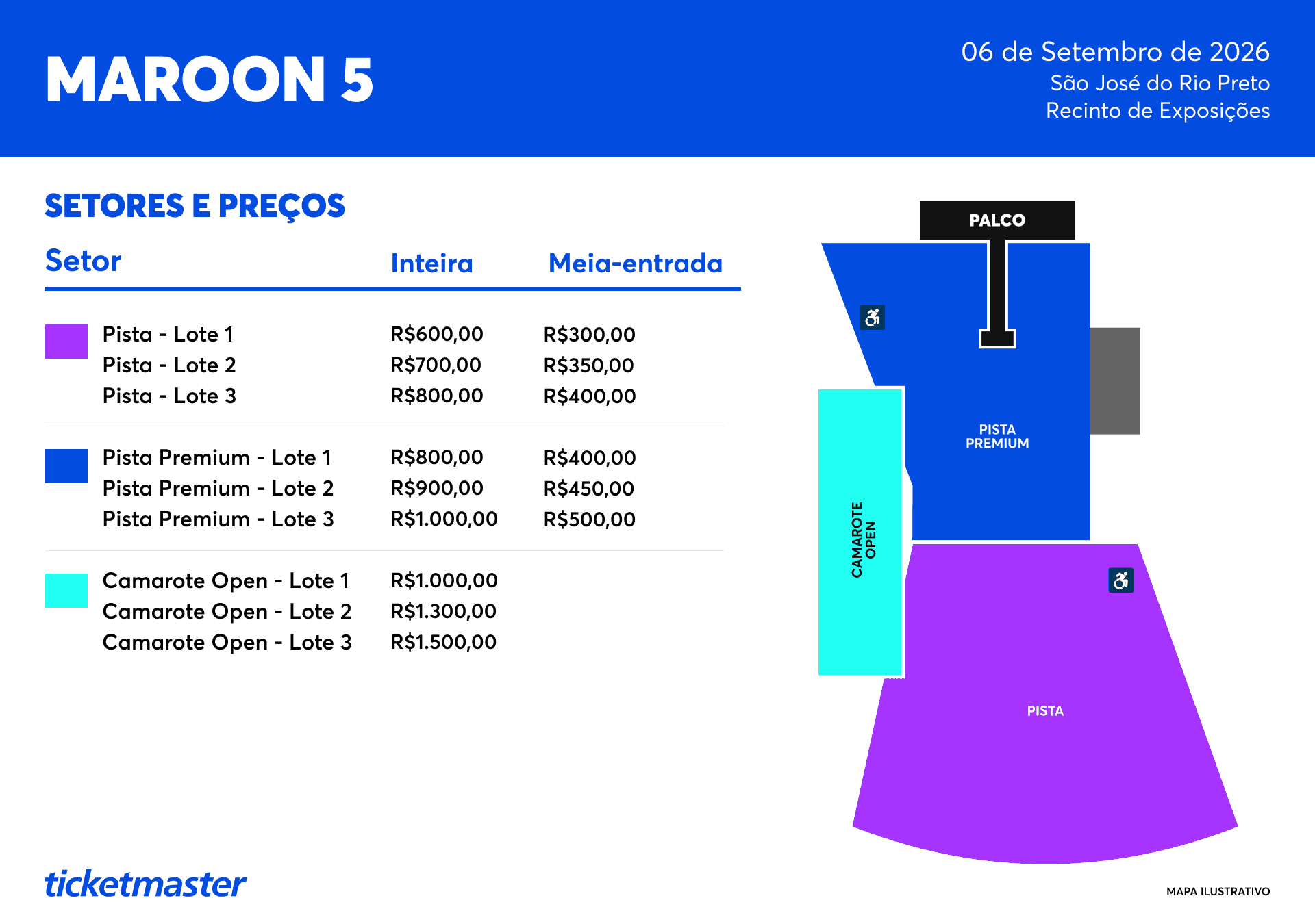 » Maroon 5 fará shows extras no Brasil em Setembro